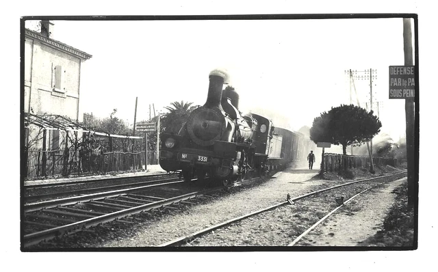 FRENCH RAILWAY PHOTOGRAPH, Original? PLM Steam Locomotive 3331, Juan ...
