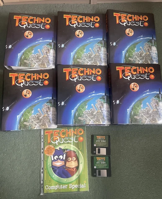 TECHNO QUEST COMPLETE Magazine sets 1-6 & Special Mag Wallace & Gromit ...