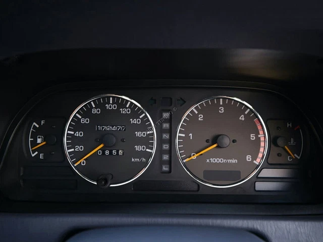 FITS TOYOTA LAND Cruiser 90-Prado Cluster Gauge Dashboard Rings Speedo ...