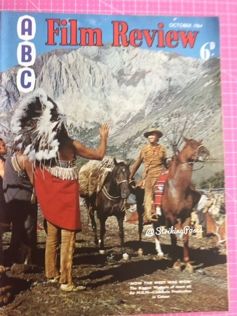 ABC FILM REVIEW Magazine How the West Was Won Oct 1964 Martha Hyer ...
