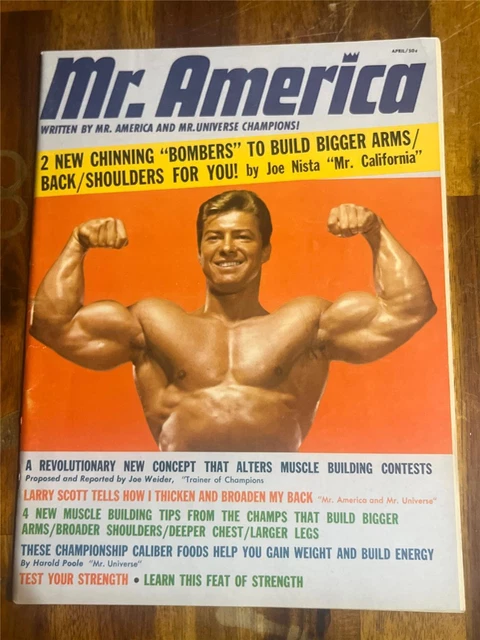 MR AMERICA BODYBUILDING muscle magazine LARRY SCOTT 4-65 £31.57 ...