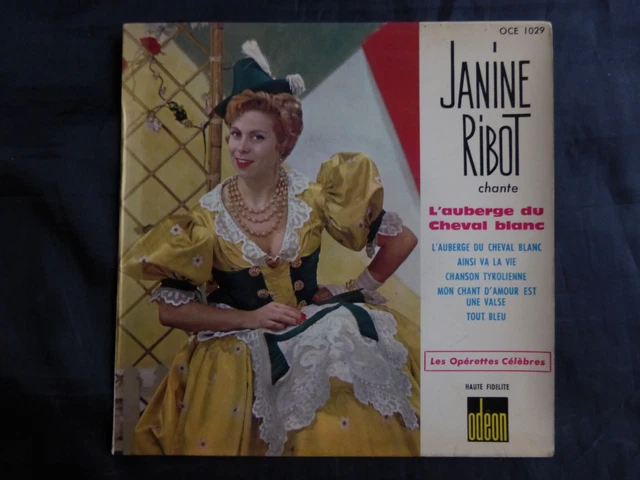 JANINE RIBOT CHANTE l'auberge du cheval blanc-sp-45 tours EUR 17,99 ...