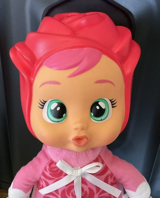 CRY BABIES PLUSH Tiny Cuddles Flowers Red Rose Doll With Pacifier EUC ...