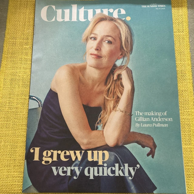 SUNDAY TIMES CULTURE Magazine Gillian Anderson, Pedro Pascal, W ...
