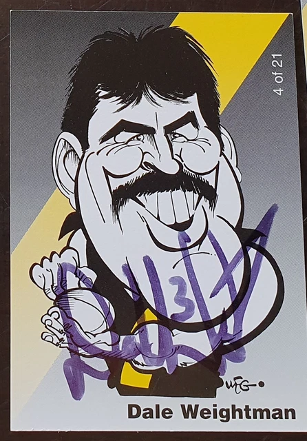 WEG ART AFL 1980 Richmond Premiers Dale Weightman signed card $40.00 ...