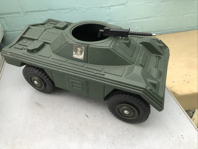 VINTAGE ACTION MAN 1975 Armoured Scout Car Tank Vehicle Palitoy £30.00 ...
