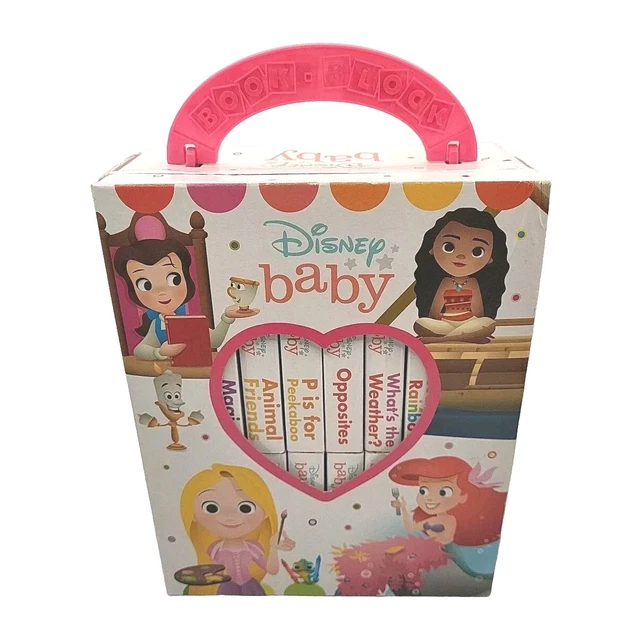 DISNEY BABY. Disney Princess My First Library 12 Board Books Set w Case ...