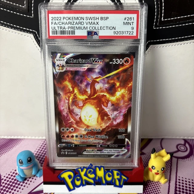 2022 POKEMON CHARIZARD Upc Charizard Vmax Full Art Psa 9 #Swsh261 £29. ...