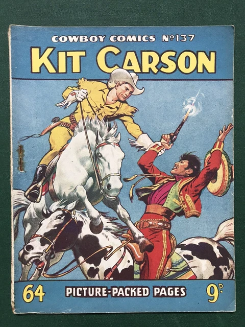 COWBOY PICTURE LIBRARY Comic No. 441 Kit Carson Hunter's Moon EUR 17,49 ...