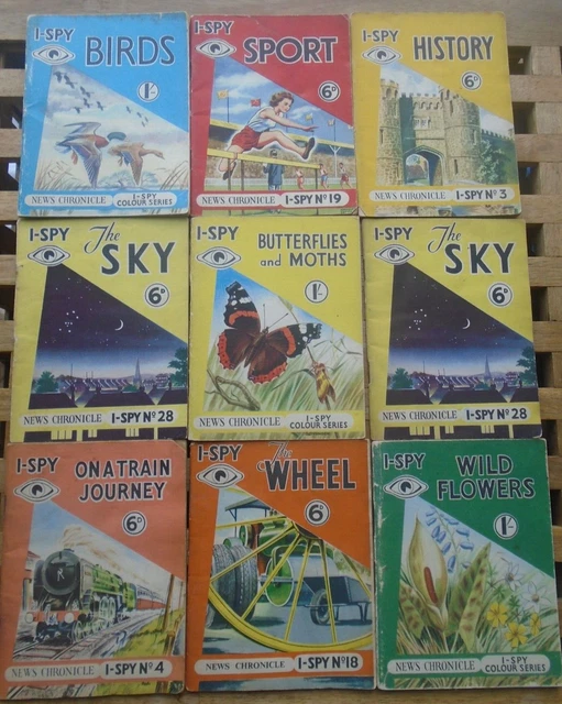 COLLECTION OF 9 VINTAGE I SPY BOOKS 1950s $41.03 - PicClick