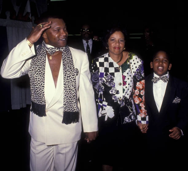 BUTCH LEWIS AT Holyfield vs Foreman Boxing Match on April 19 a- 1991 ...