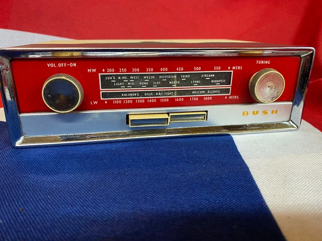 VINTAGE 1960S BUSH portable Radio/car radio. Model TR90C £39.95 ...
