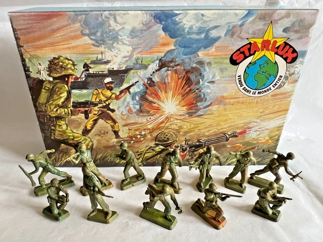 STARLUX PLASTIQUE 35 mm - Boite Commando Armée Américaine A peindre EUR ...