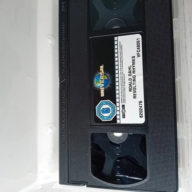 ROALD DAHL REVOLTING Rhymes Vhs Tape - Rare Retro Movie Comedy Kids £15 ...