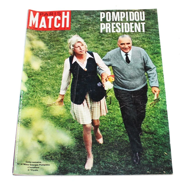 MAGAZINE / REVUE Paris Match n° 1050 du 21/06/1969 Pompidou Président EUR 5,00 - PicClick FR