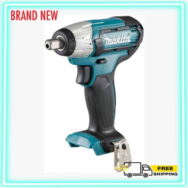 MAKITA 12V MAX 1/2-Inch Impact Wrench Aluminium Fixed Square Head 50W ...
