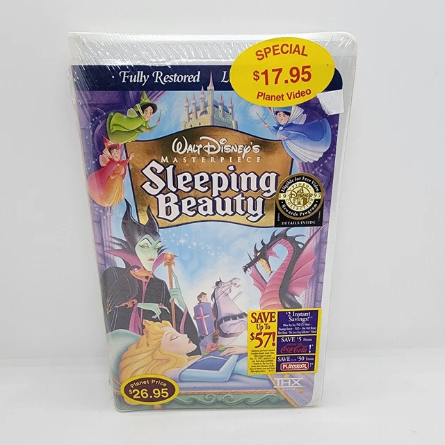 VHS SEALED SLEEPING Beauty Walt Disney Masterpiece Home Video 1959 ...
