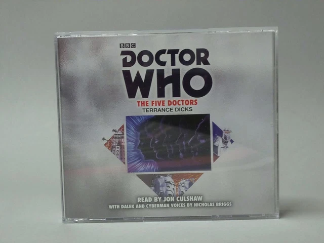 DOCTOR WHO THE Five Doctors BBC Target Novelisation CD Audiobook *Rare ...