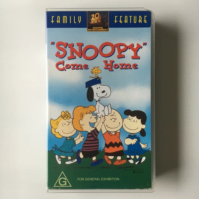 SNOOPY COME HOME. VHS Video Tape Peanuts Charlie Brown Linus Charles ...