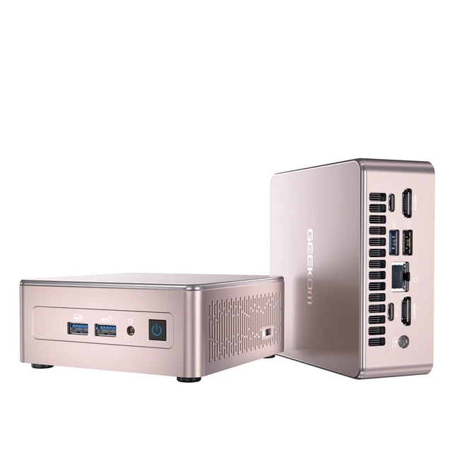 GEEKOM MINI PC AMD Ryzen 7 5800H 32GB DDR4+512GB PCIe Gen 4 SSD Mini ...