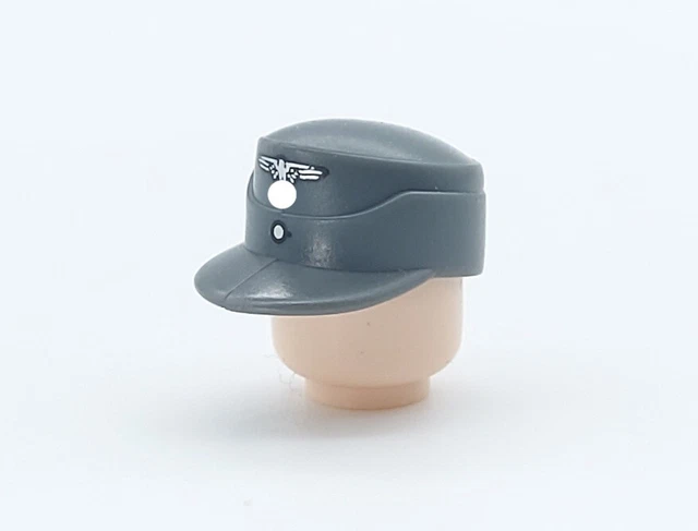 NEW FIELD CAP minifigure ww2 injection molded soldier lego accessories ...
