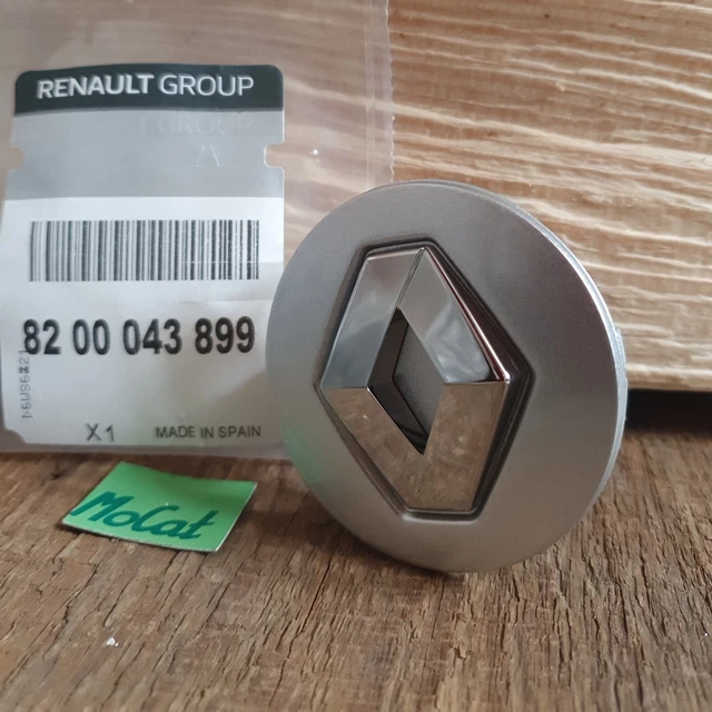 CENTRE DE ROUE, Cabochon AUTHENTIQUE D'ORIGINE RENAULT 57 mm ...