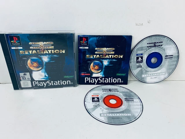 COMMAND & CONQUER Red Alert Retaliation PS1 PlayStation 1 PAL - VGC ...