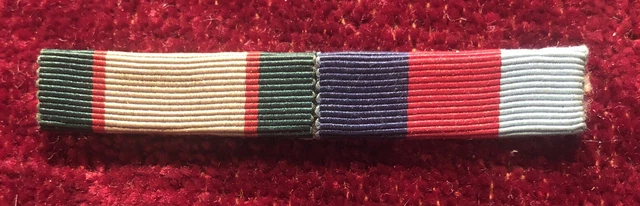WW2 BRITISH MEDAL ribbons India GSM & 1939-1945 star army Military EUR ...