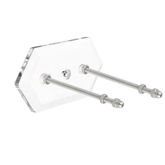 SUPPORT MURAL POUR skateboard acrylique noir/blanc/transparent écran de ...