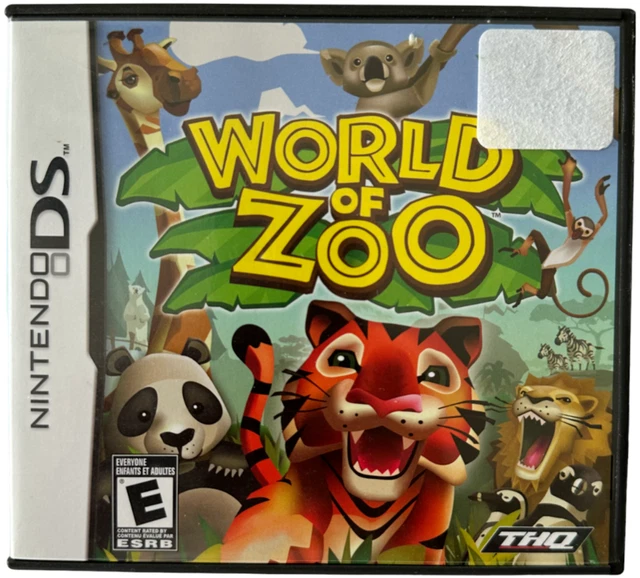WORLD OF ZOO DS Video Game Complete In Box Good Condition Nintendo DS ...