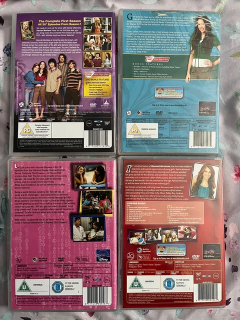 DVD BOX SETS HANNAH MONTANA Complete Seasons 1-4 / Series - Region 2 UK ...