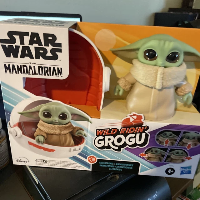 STAR WARS MANDALORIAN Wild Ridin' Grogu Baby Yoda Interactive ...