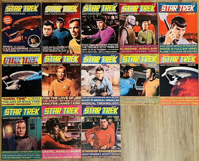 VTG 1970S 💫 STAR TREK 🚀 Giant Poster Book Lot 1-13 📺 £80.34 - PicClick UK