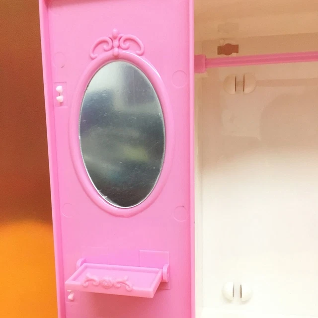 MINI PRINCESS DOLL Closet Organizer - Wardrobe & Toy Storage for Dolls ...