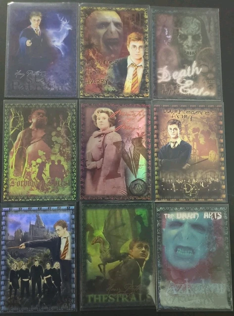 HARRY POTTER ORDER of Phoenix Foil Puzzle Chase Card Set 9 Cards R1 ...
