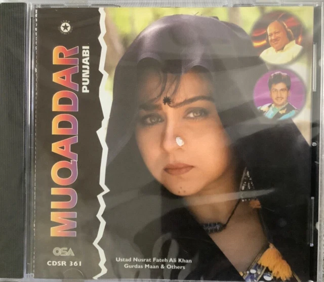 MUQADDAR BY USTAD Nusrat Fateh Ali Khan & Gurdas Maan - Punjabi CD £8. ...