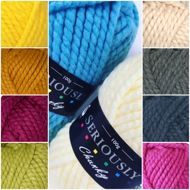 CYGNET SERIOUSLY CHUNKY & Mythically Chunky Acrylic Super Chunky ...