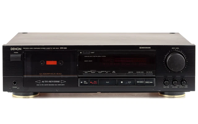 DENON DRR-680 CASSETTE Deck / Car Reverse / Maintained 1 Year Warranty ...