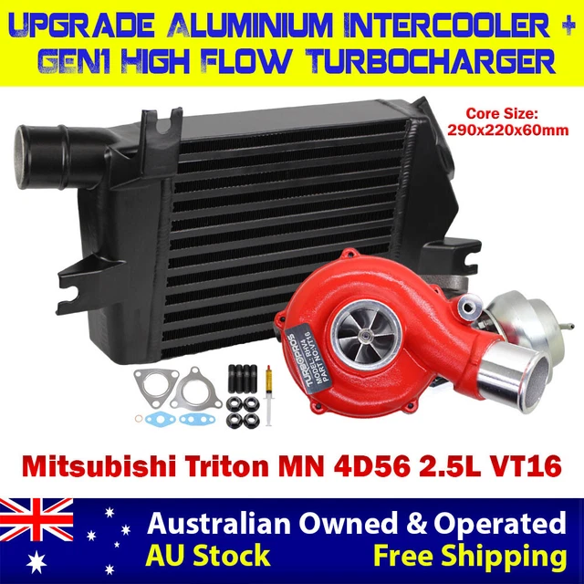 GEN1 HIGH FLOW Turbo Charger+60mm Intercooler For Mitsubishi Triton MN 4D56 2.5L EUR 869,72 ...