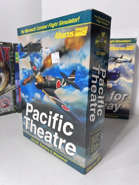 PACIFIC THEATRE BOX PC Microsoft Combat Flight Simulator Add-on $24.99 ...