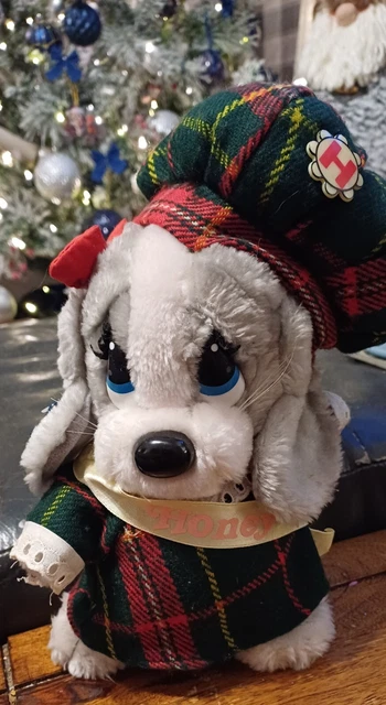 VINTAGE SAD SAM Girlfriend Honey Soft Toy Plush 1980s Applause. Tartan ...