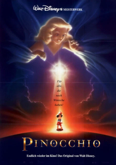 PINOCCHIO ORIGINAL A1 Kinoplakat Walt Disney / Hamilton Luske / Ben ...