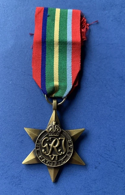 BRITISH WWII WW2 Bronze Effect Replica Pacific Star Medal Full Size £4. ...