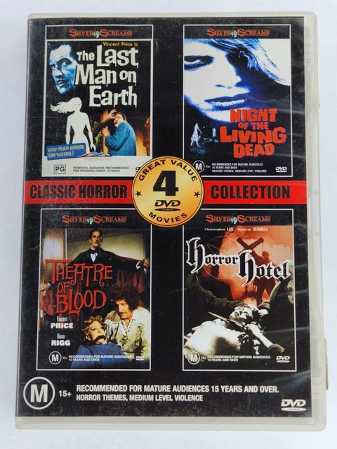 CLASSIC HORROR COLLECTION - Rare Australian Silver Scream 4 DVD Region ...