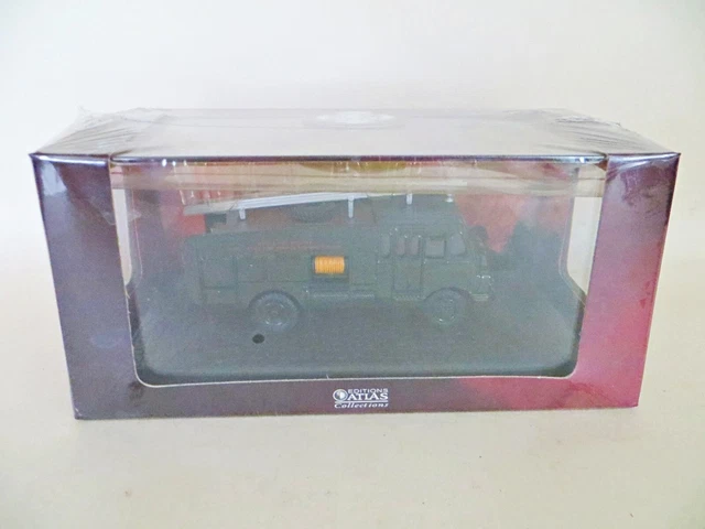ATLAS EDITIONS 'BEDFORD Rlhz Green Goddess Fire Engine' 1:76. Mib/Boxed ...