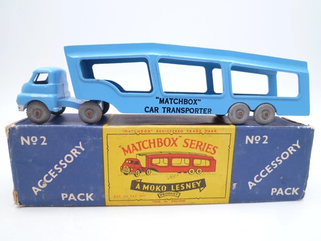 VINTAGE MOKO LESNEY A2 Bedford Car Transporter In Original Box 1957 £19 ...