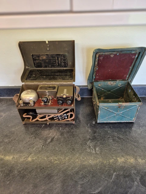 WW2 ERA BRITISH Army Field Phone Type Set D Mkv With Morse Key ...