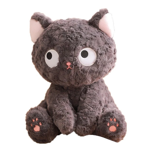 CUTE BLA CAT Plush Toy With Short Pile Fur For Girls Birthday Gift $39. ...