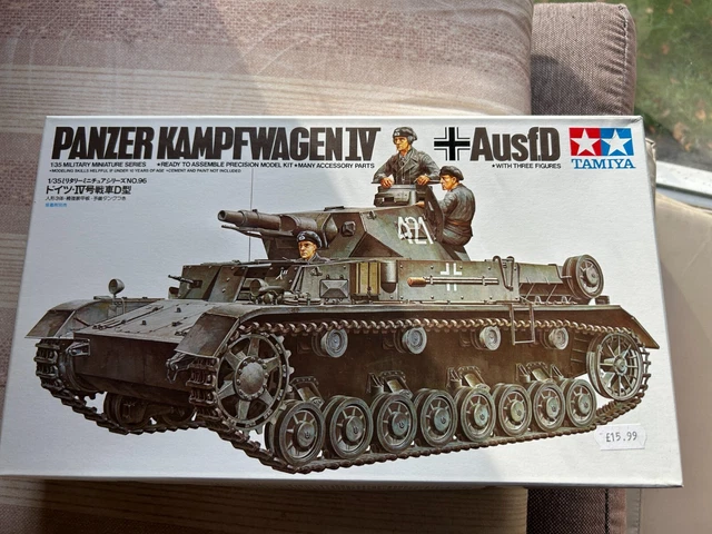 TAMIYA 1/35 PANZER Kampfwagen IV Tank Plastic Model Kit 35096 Scale 1: ...