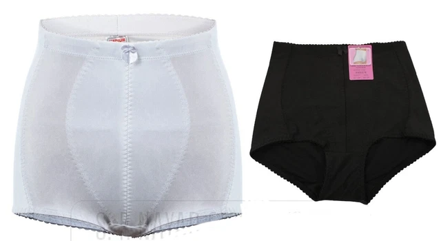 LADIES MEDIUM CONTROL Tummy Tuck & Bum Lift Brief Slimming Support S ...